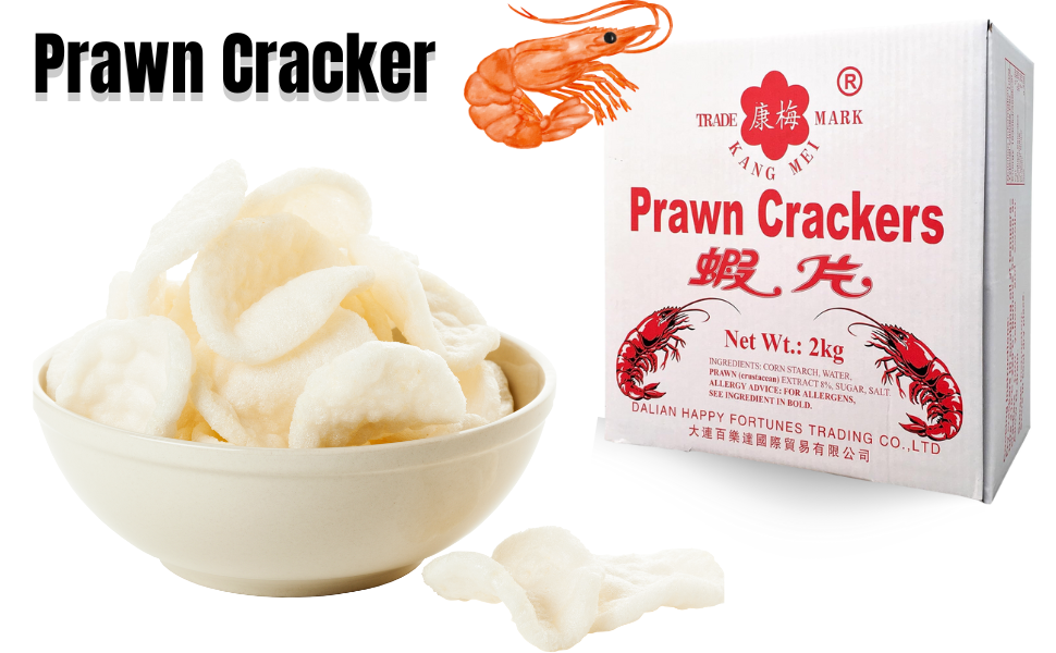 Kang Mei Uncooked Prawn Crackers 1 Pack of 2kg - Light and Crispy Authentic Prawn : Amazon.co.uk ...