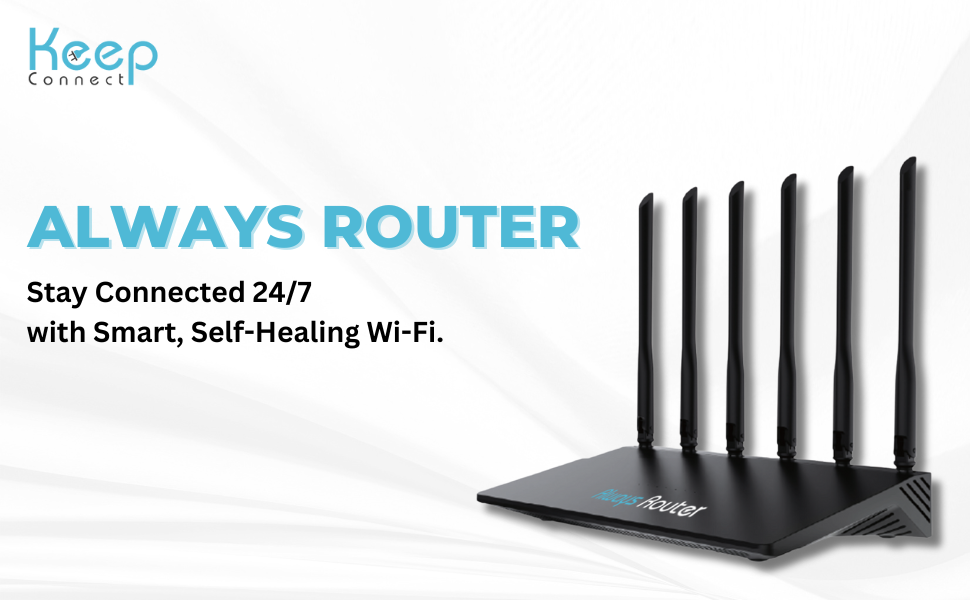 Amazon.com: Always Router by Keep Connect – Self-Healing WiFi Router ...