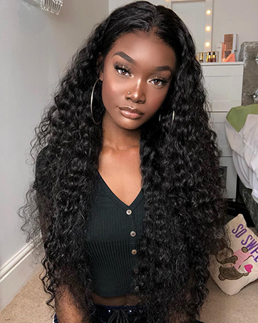 Amazon.com : Deep Wave Brazilian Curly Wave Bundles - 100% Unprocessed Virgin Human Hair - 3 ...