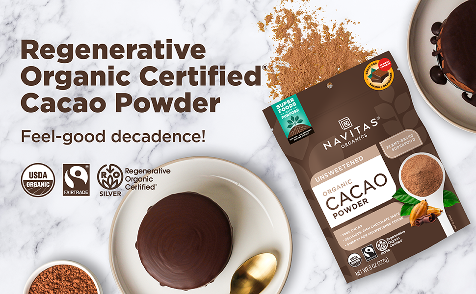 Navitas Organics Cacao Powder - Healthy Chocolate Indulgence
