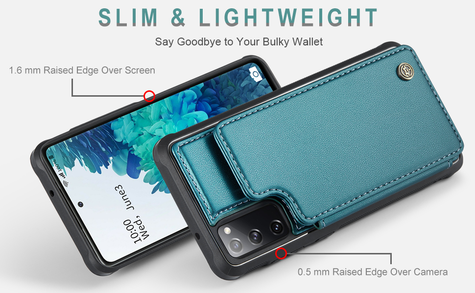 Amazon.com: Vinich for Samsung Galaxy S20 FE Wallet Case with Card Holder, RFID Blocking Credit ...