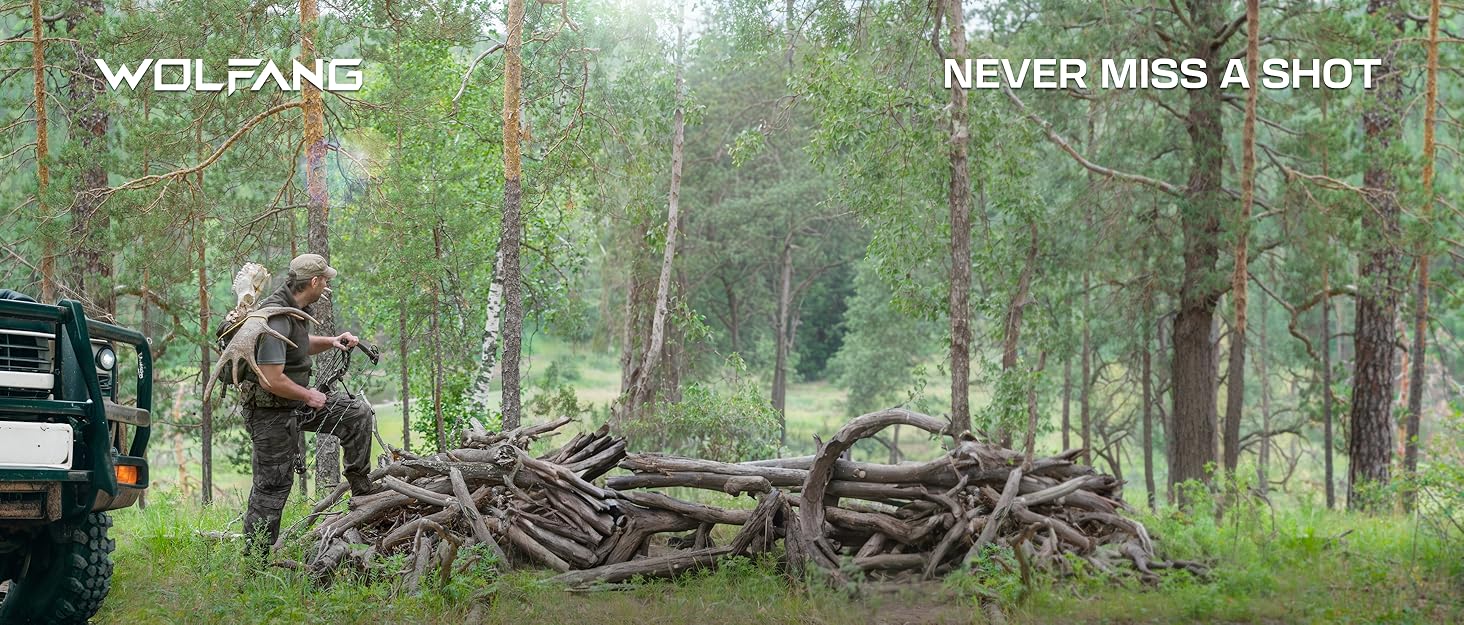 WOLFANG WT01 Vilda Kamera 1440P 36MP HD, Vilddjurskamera med 940 nm No Glow Infraröd LED ...