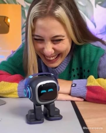 Amazon.com: EMOPET AI Desk Robot Companion - ChatGPT Enabled with Voice Commands & Dance Feature ...