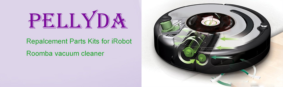 Amazon.com - PELLYDA Replacement Parts for IRobot Roomba 600&700 Series,Roomba 614 620 630 635 ...