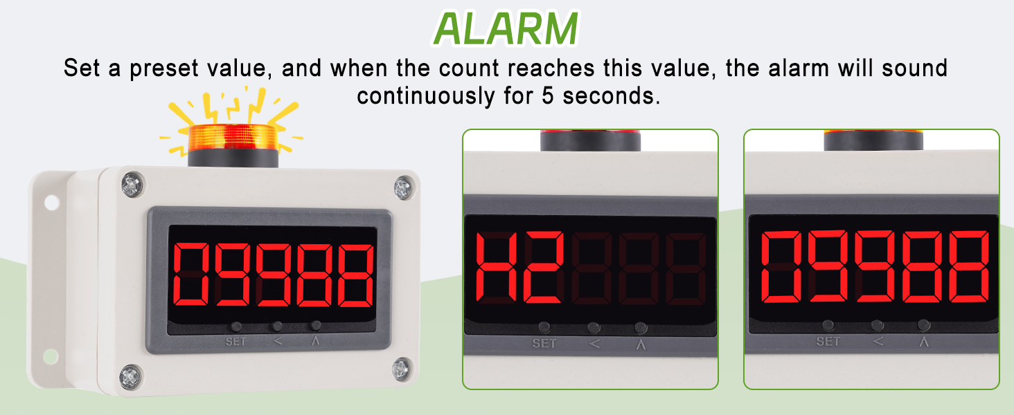 Amazon.com: YMJOINMX Digital Led Counter Display Count Up to 99999 ...