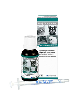 alfavet Umijo Immun Pet Immunstärkung für Hunde, Katzen, Nagetiere und ...