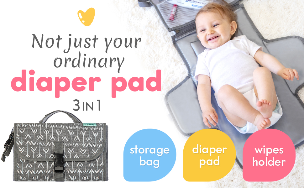 Amazon.com: Kopi Baby Portable Diaper Changing Pad - Baby Diaper ...