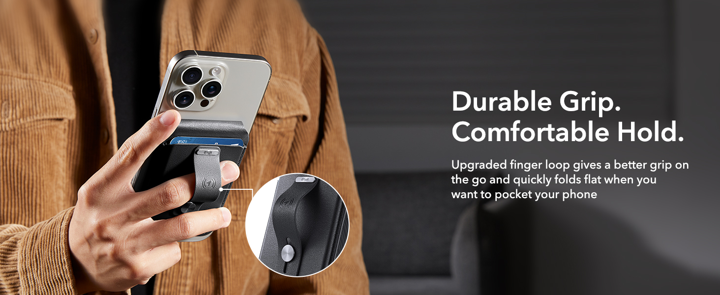 Amazon.com: ESR Geo for Magsafe Wallet with Full Find My Functionality,5 Card-Holder, RFID ...