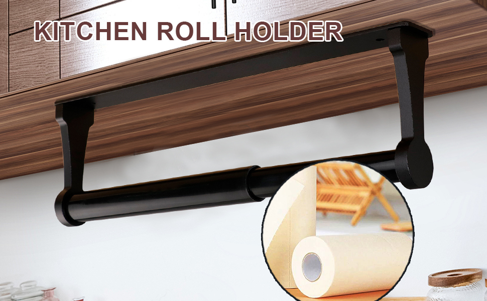 Amazon.com - MONEER Paper Towel Holder Under Cabinet, Paper Towel Holder, Aluminum Alloy Kitchen ...