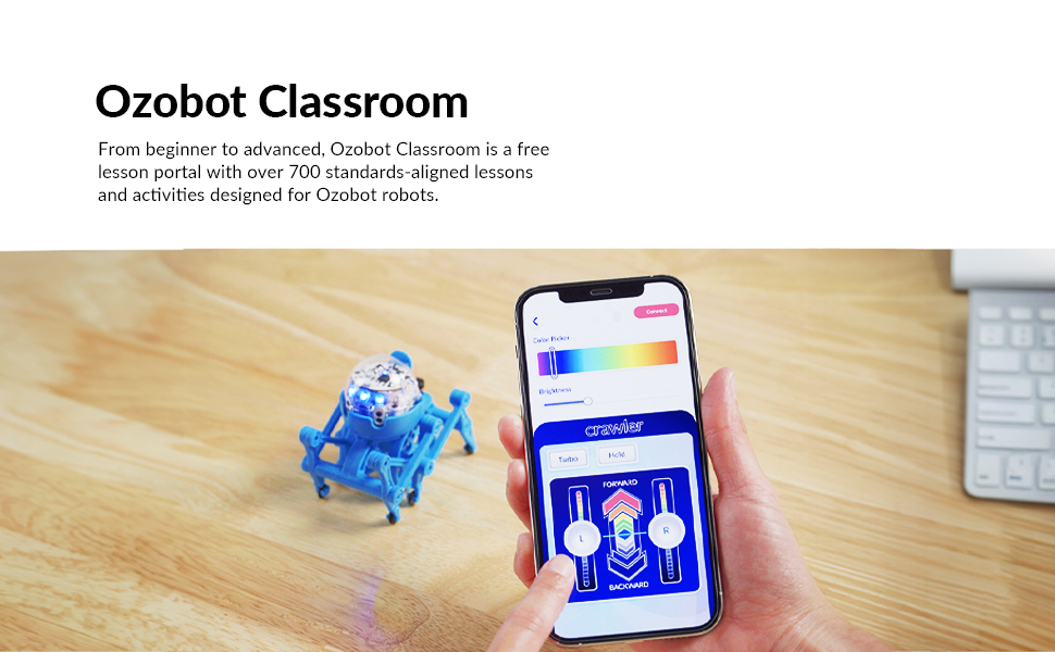 Amazon.com: Ozobot Crawler for Evo Robot - Interactive Programming ...