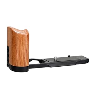 Amazon.com : Z f Handgrip L Shape Grip for Nikon Zf, with Ergonomic Wood Grip, Built-in Quick ...