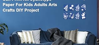 Amazon.com: Csyidio Cyanotype kit Includ 2 Component Sensitizer Set, 40 ...