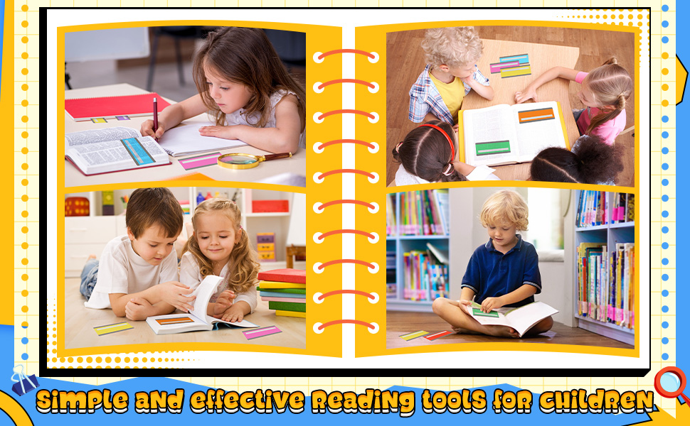 Amazon.com: Crtiin 24 Pieces Reading Guide Strips Overlay Guide Strips ...