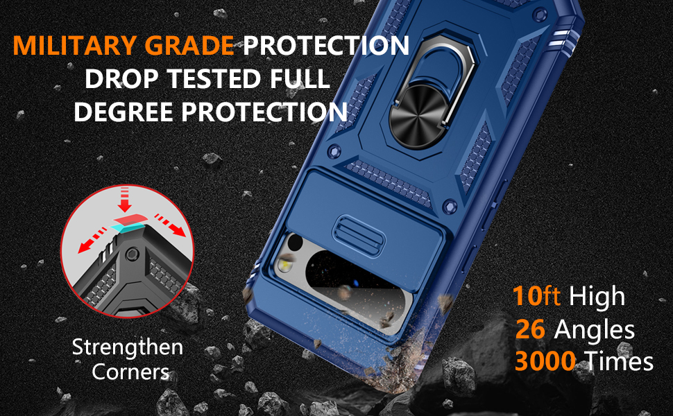 Amazon.com: Military Grade Case for Google Pixel 9 Case Pixel 9 Pro Case with Kickstand Ring ...