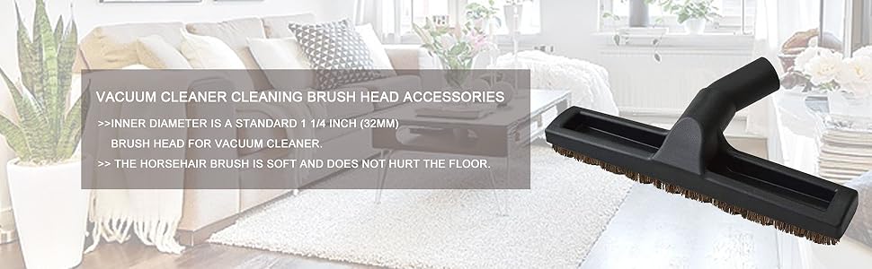 EZ SPARES Replacement for Smooth Floor Brush Horsehair 1 1/4" 32mm ...