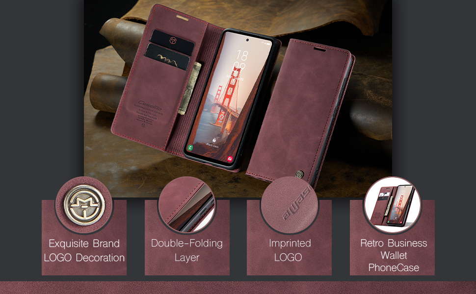 Amazon.com: FCOZCKLOM Compatible with Samsung Galaxy S23FE Wallet Case with Card Holder ...