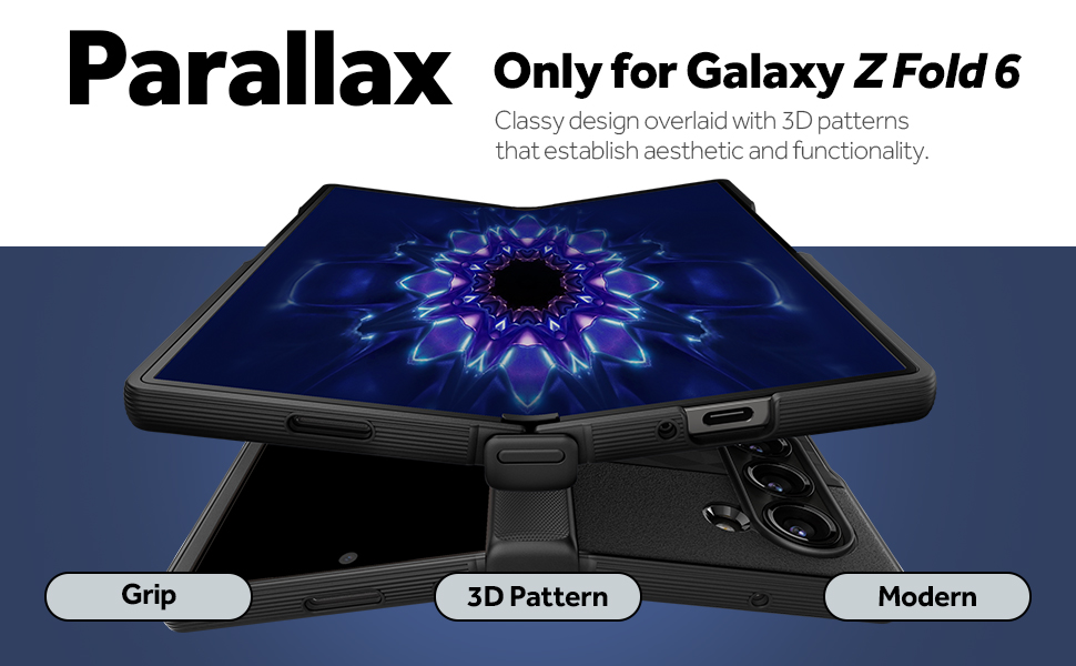 Caseology Parallax for Samsung Galaxy Z Fold 6 Case, [Hinge Protection Included] Full-Body 3D ...