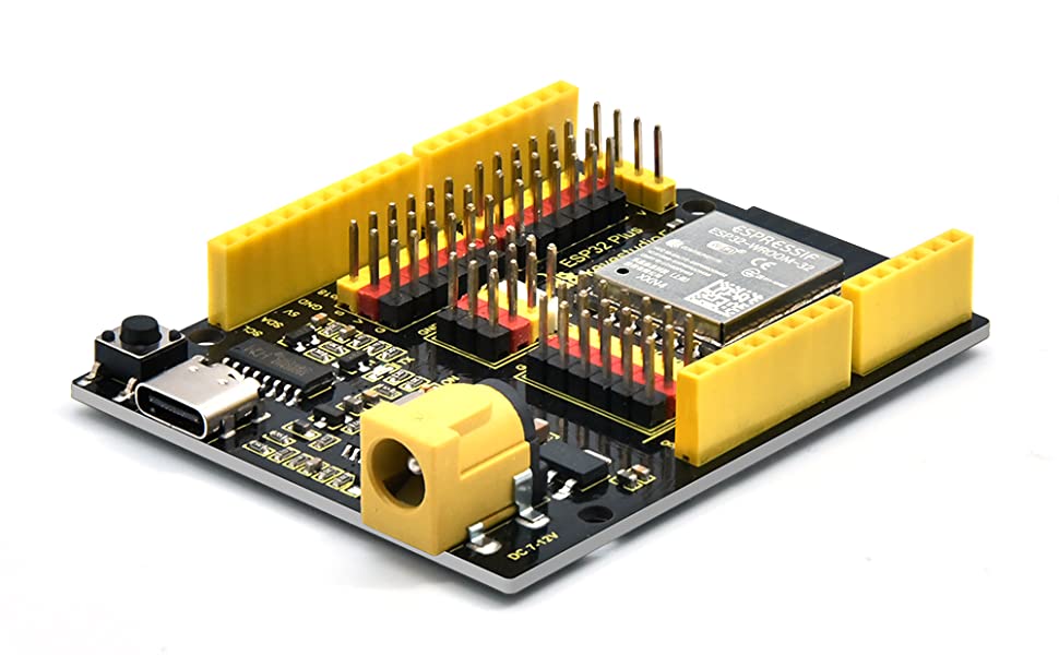 KEYESTUDIO ESP32 WOROOM Development Board, Support WiFi and Bluetooth ...