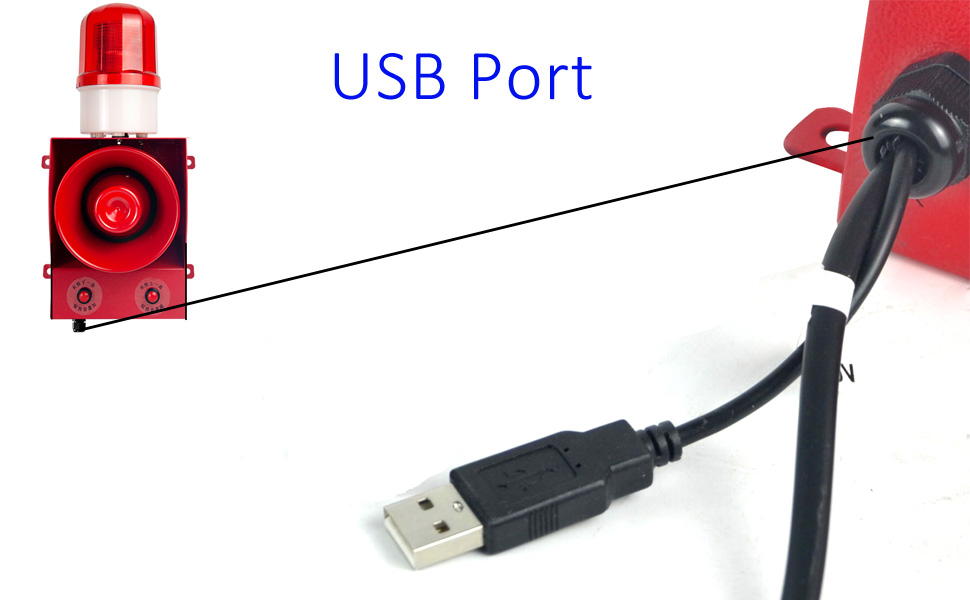 Amazon.com: Y DIANS S Industrial Alarm Siren 0-130dB 12 Horn Tones ...