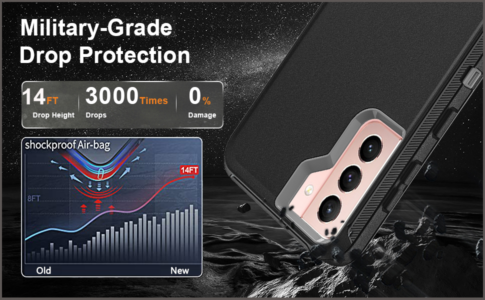 Amazon.com: YKHJKLEC for Samsung Galaxy S21 Plus Case, with 2Pcs [Self Healing Flexible TPU ...