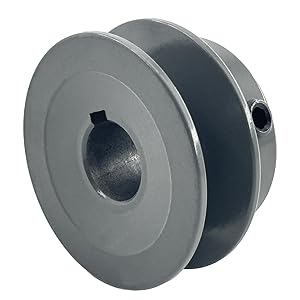 Saelno AK20-5/8 Sheaves,v Belt Pulley 5/8 inch bore 2" OD,Motor Pulley Cast Iron for A 3L 4L V ...