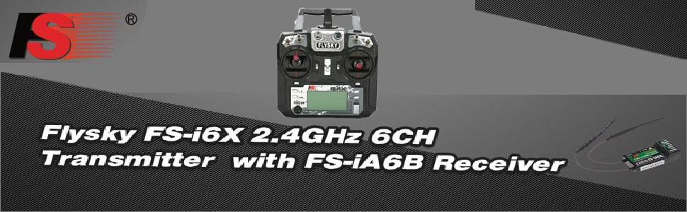 Amazon.com: Flysky FS-i6X 10CH 2.4GHz RC Transmitter Controller with ...