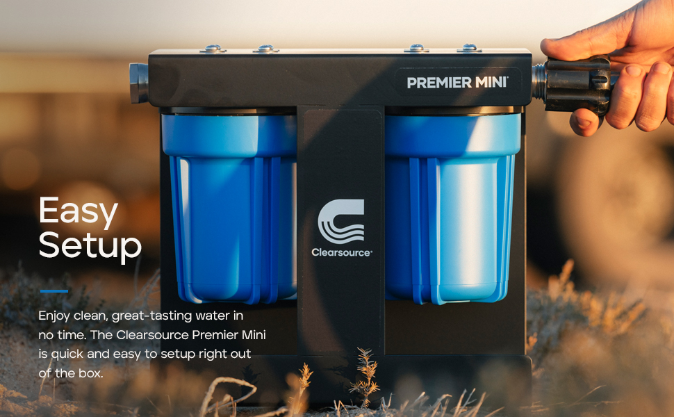 Amazon.com: Clearsource Premier Mini RV Water Filter System - Protects Against Contaminants ...
