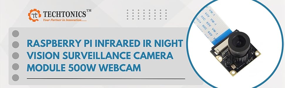 TECHTONICS Infrared IR Night Vision Surveillance Camera Module 500W ...