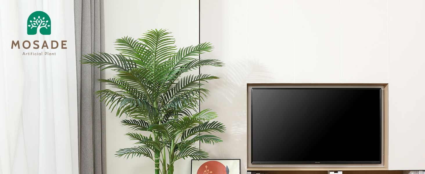 Amazon｜MOSADE ヤシの木 プレミアム 光触媒 フェイクグリーン ※鉢は取り外し不可 人工 観葉植物 観葉樹 フェイク 造花 室内 大型 簡単保养 水やり不要 害虫駆除不要 室内 ...