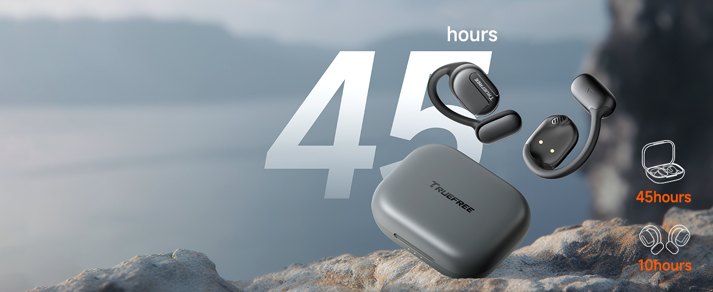 truefree O1 Open-Ear Headphones, Bluetooth 5.3 Wireless Earbuds with ...