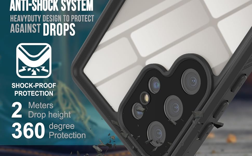 Amazon.com: Punkcase Galaxy S24 Ultra Waterproof Case [Extreme Series] [Slim Fit] [IP68 ...