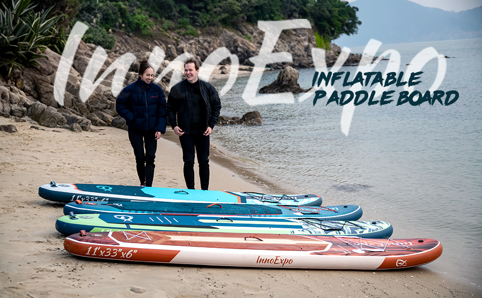 InnoExpo 11' Inflatable Stand Up Paddle Boards with Premium Accessories ...