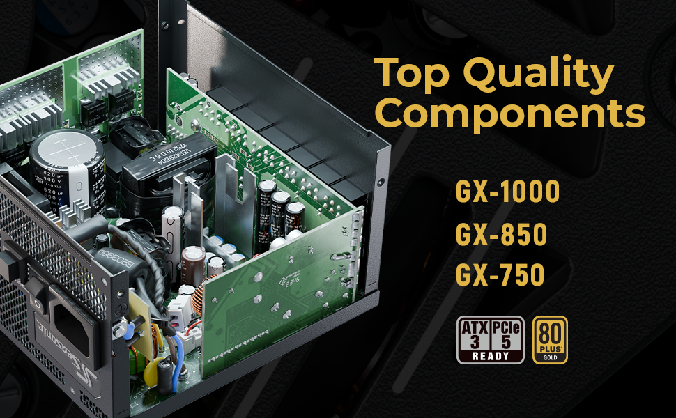 Seasonic Focus V4 GX-850 (ATX3) -850W -80+ Gold -ATX 3.1 y PCIe 5.1 Ready -Completo Modular -ATX ...