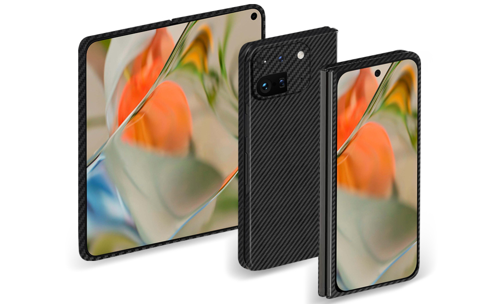 Amazon.com: kaisenkec Slim and Thin Carbon Fiber Case for Google Pixel 9 Pro Fold, 600D Aramid ...