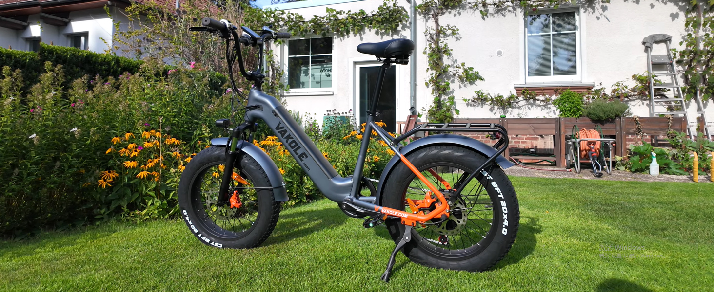 VAKOLE SG20 E-Bike Herren 20 Zoll Tiefeinsteiger Elektrofahrrad mit 48V 14,4Ah Akku, 110km ...