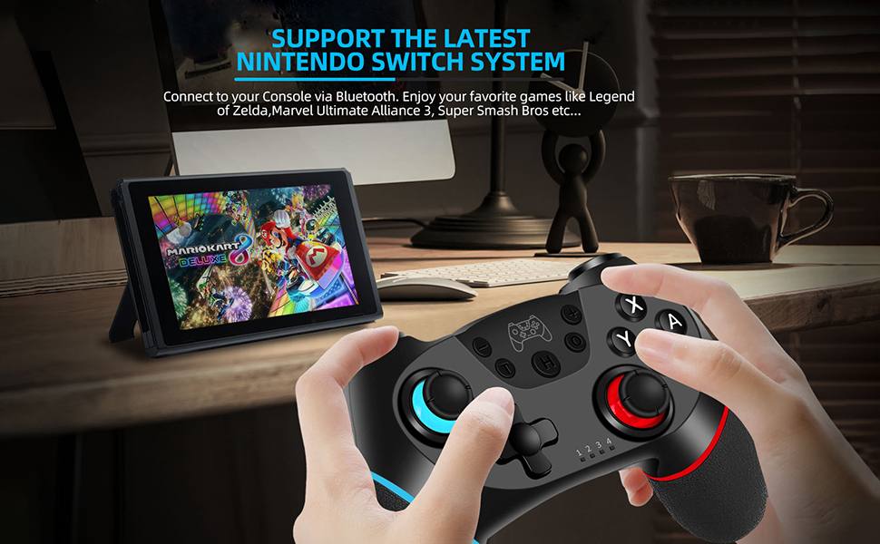 Switch Controller for Nintendo, Wireless Pro Controller for Nintendo ...