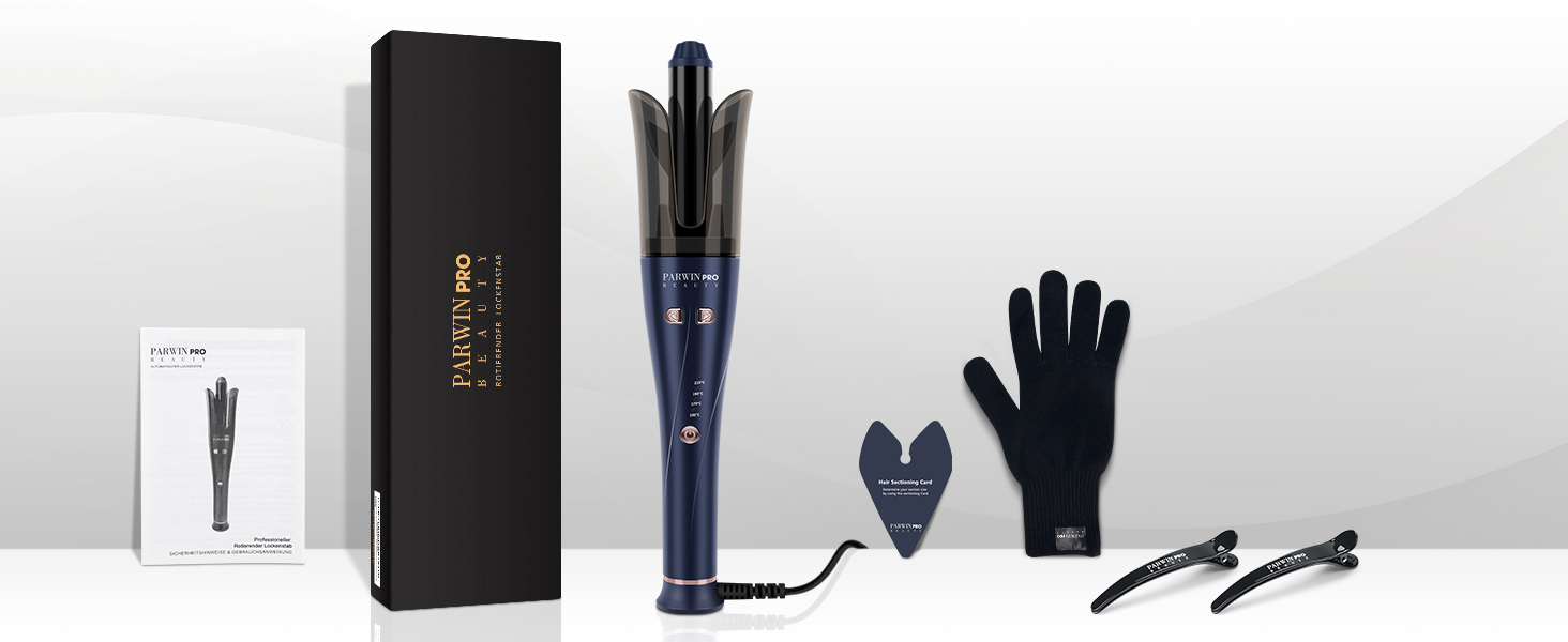 Boucleur A Cheveux, Boucleur Automatique PARWIN PRO BEAUTY, Fer A Boucler Automatique, Fer À ...