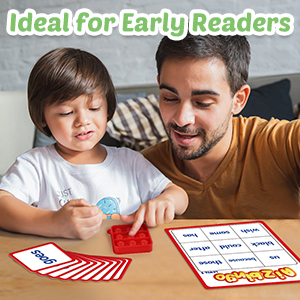 Amazon.com: Aizweb Sight Word Game Bingo,Learn to Read Flash Card for Preschool Kindergarten 1st ...