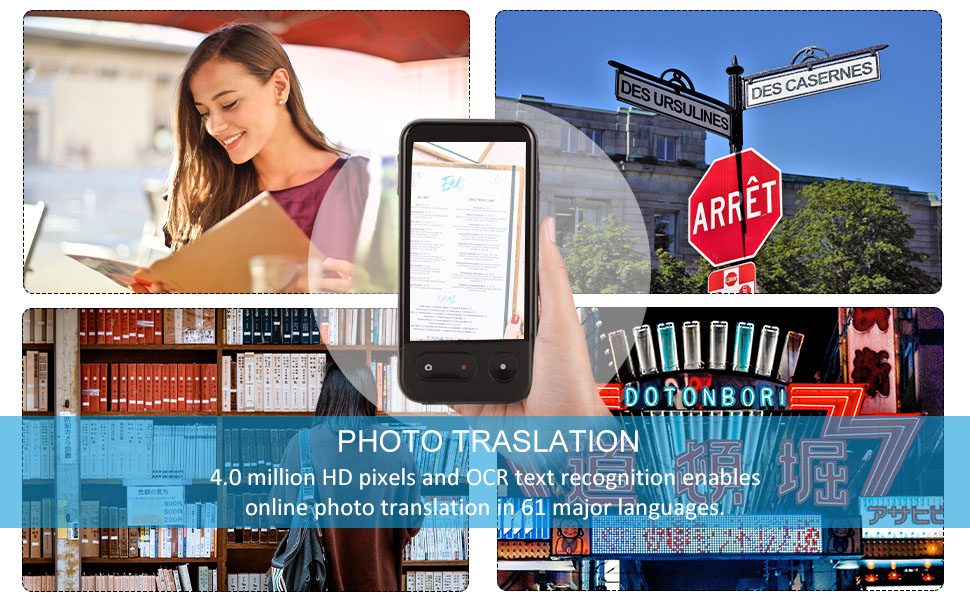 Amazon.com: Language Translator Device, Portable Two Way Voice ...