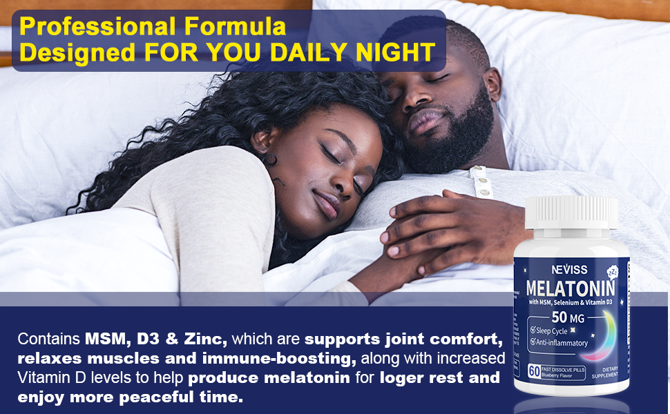 Amazon.com: Melatonin 50 mg for Adults - Fast Dissolve & Chewable Sublingual Sleep Supplement ...