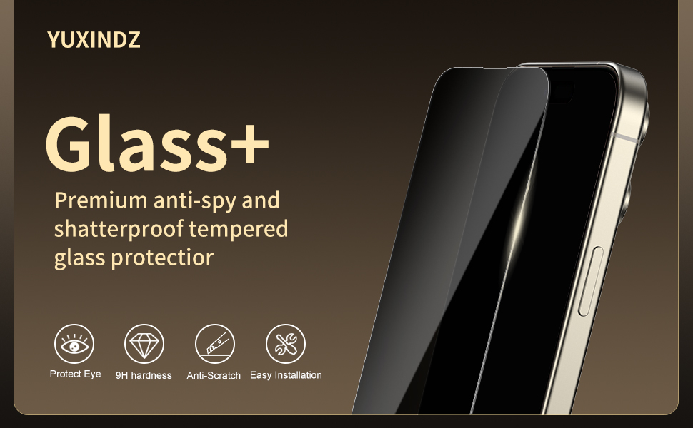 Amazon.com: YUXINDZ Privacy Screen Protector for Samsung Galaxy A55/A35 6.6 Inch 3 Pack ...