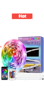 Bluetooth LED Strip Lights 30m, Cozylady 100ft LED RGB LED Light Strips ...