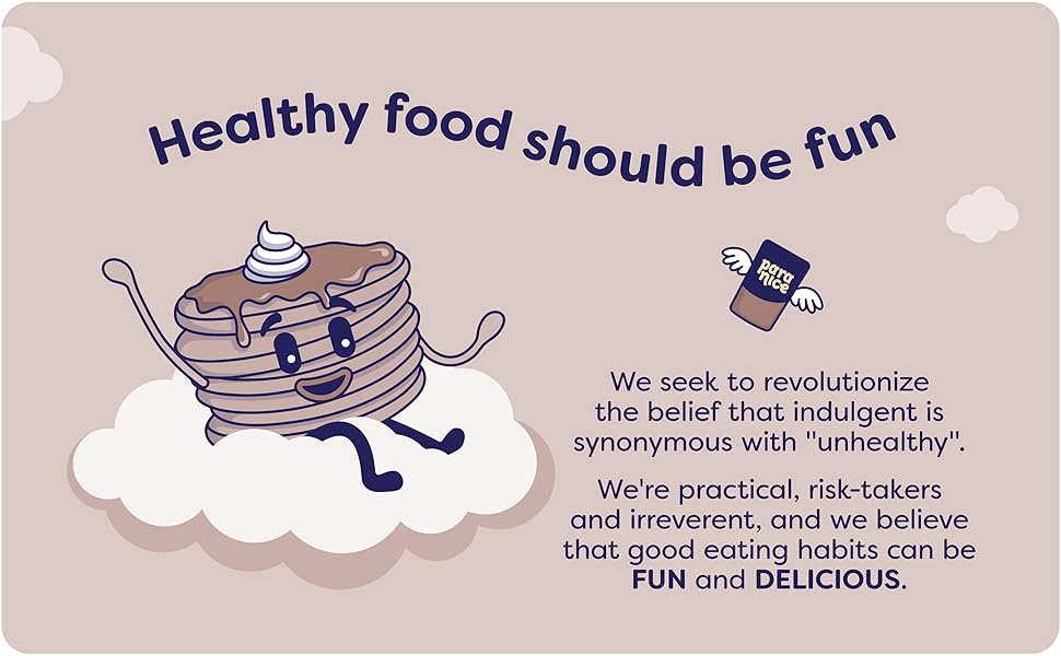 Amazon.com : Paranice - Pancake and Waffle Mix - Brownie - With Whole Grain Oat Flour - Gluten ...