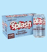 Amazon.com: Splash Refresher Sparkling Water, Rocket Freeze - 8-Pack, 12 Fl Oz Cans - Flavored ...