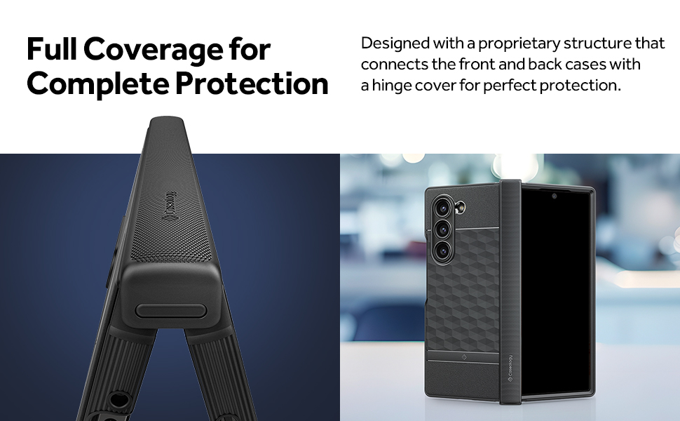 Caseology Parallax for Samsung Galaxy Z Fold 6 Case, [Hinge Protection Included] Full-Body 3D ...