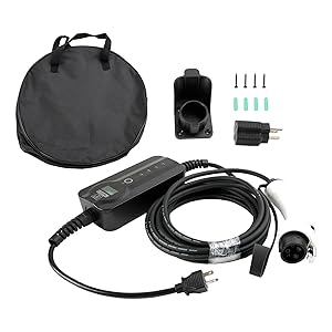 Amazon.co.jp: VIPIH ev充電器 ev充電ケーブル EVSE PHEV SAE J1772 J1772A 100-240V 16A/13A/10A/8A 調整可能 7メートル ...