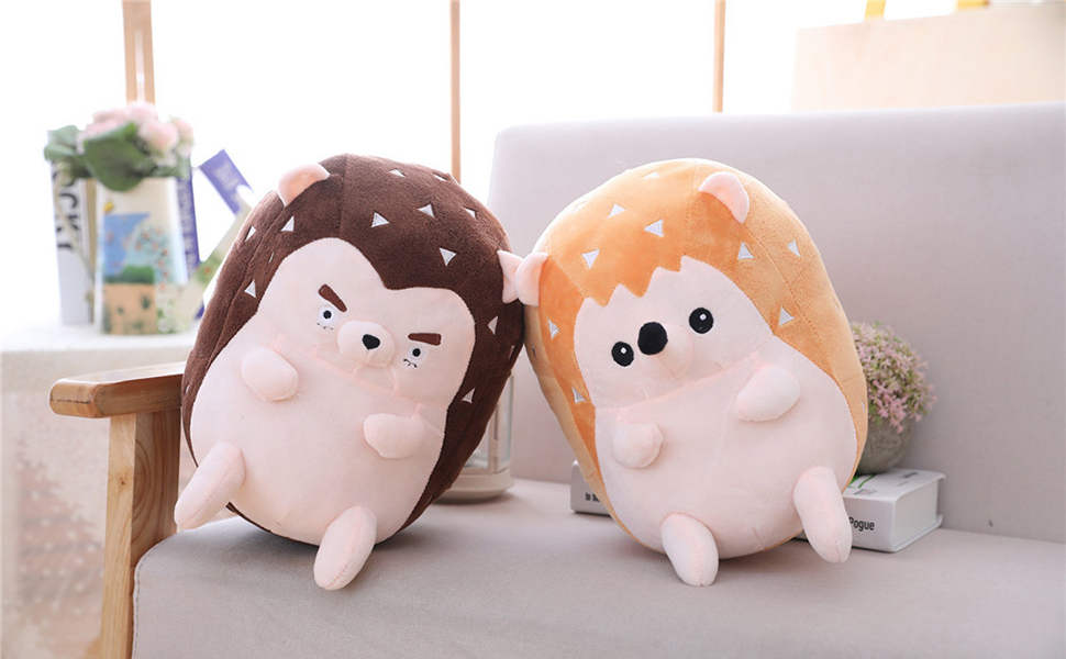 Amazon.co.jp: Sironoa ハリネズミ 抱き枕 大きい ぬいぐるみ かわいい リアル 動物 まくら 癒し ふわふわ 柔らかい 背当て 添い寝枕 昼寝 クッション 彼女 子供 ...