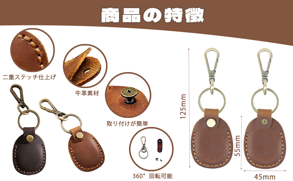 Amazon.co.jp: DEVENTORZ キーホルダー 本革 ICチップ対応 コイン収納 キーケース 小銭ポケット付き AirTag QUICPay互換 メンズ レディース 多機能 ...