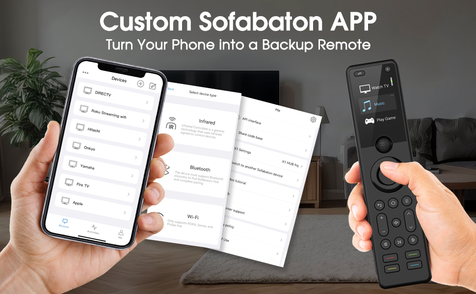 Sofabaton X1s Universal Remote With Hub Universal Remote Control With