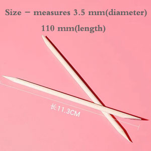 Amazon.com : 120 Pcs Orange Sticks for Nails - Borogo Orange Wooden Nail Sticks Double Sided ...